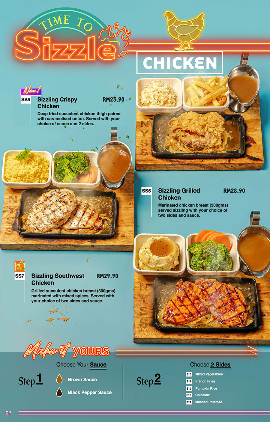 Menu : NY Steak Shack ~ Steak, Burgers & Shakes